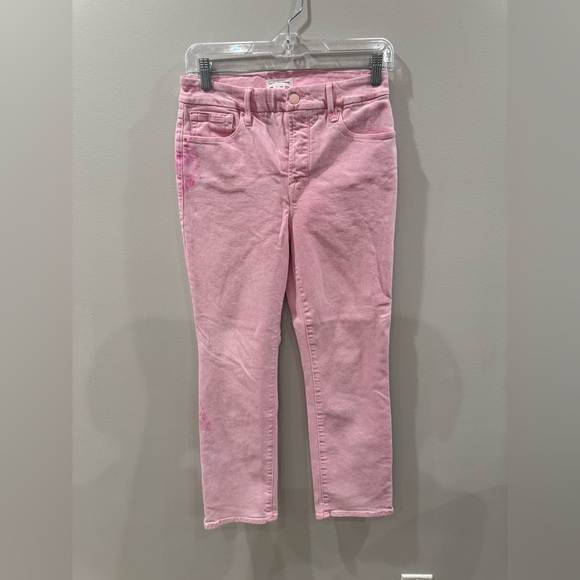 Good American | Jeans | Good American Pink Ankle Jeans | Poshmark